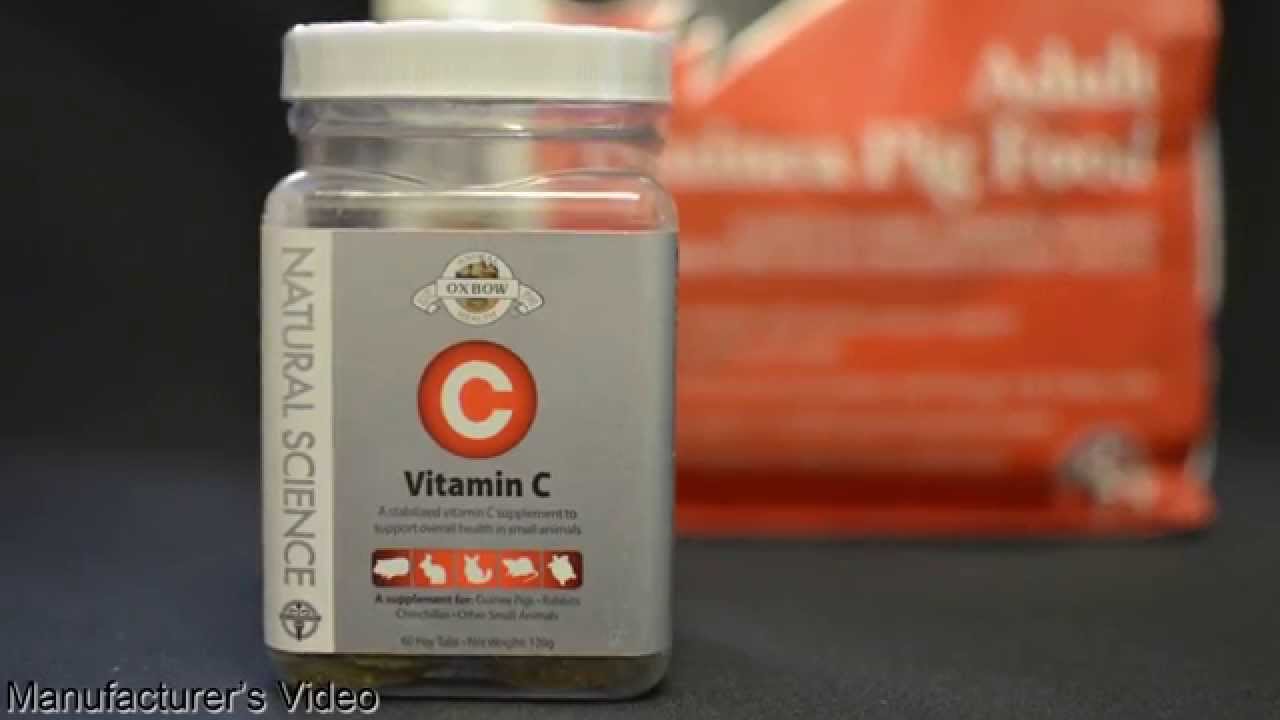 Oxbow Natural Science Vitamin C Tabs (DrsFosterSmith) - YouTube
