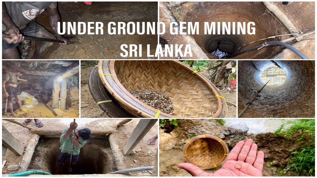 High risk underground gem mining - how to work inside the gem mine ...