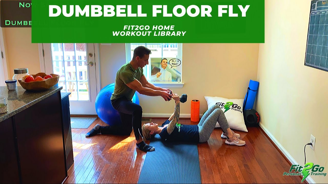 Dumbbell Floor Fly: Tone it Up! - YouTube