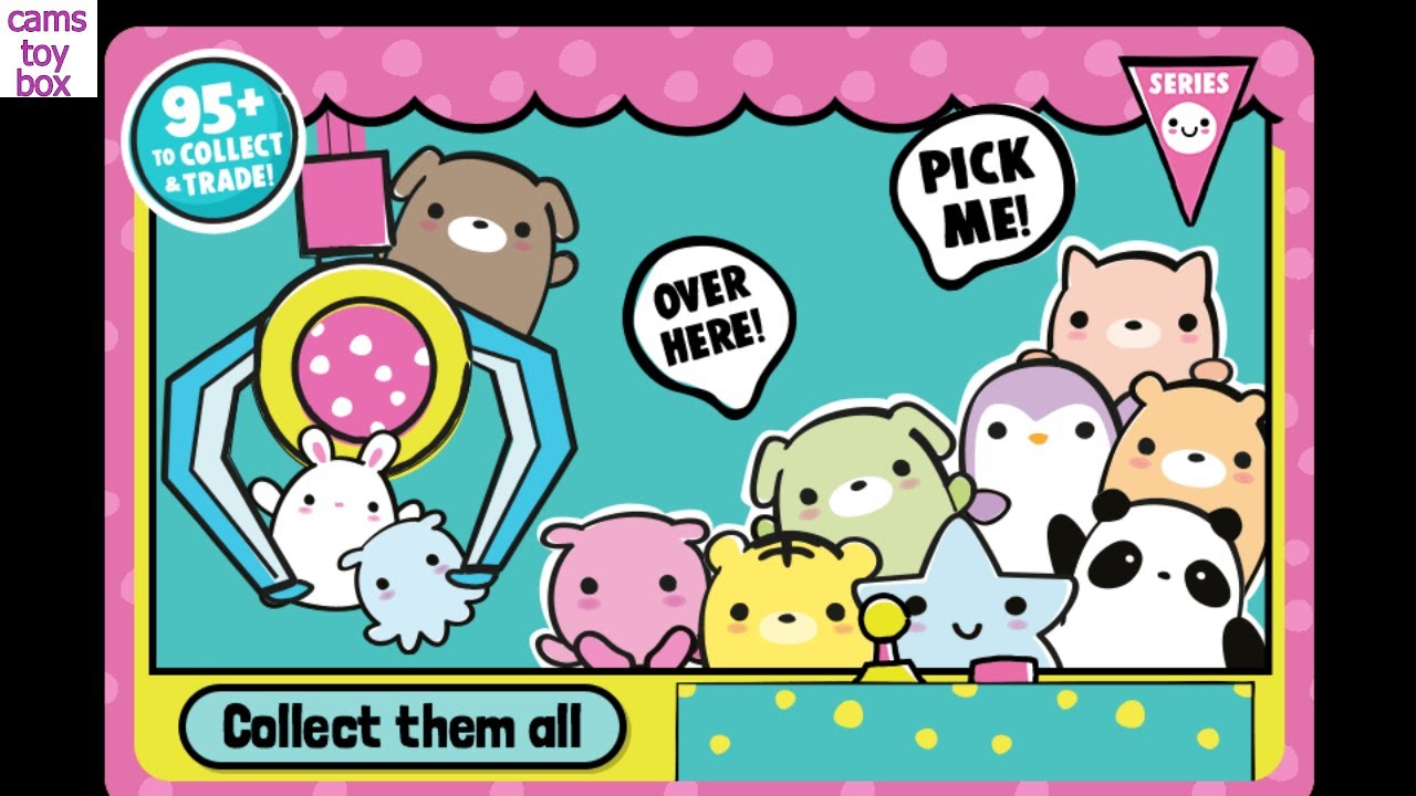 MOJ MOJ Claw Machine Surprise Eggs TOYS Squishy Trolls Review Kids Fun ...