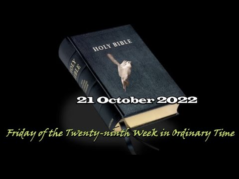 Daily Bible Readings | 21 October 2022 - YouTube