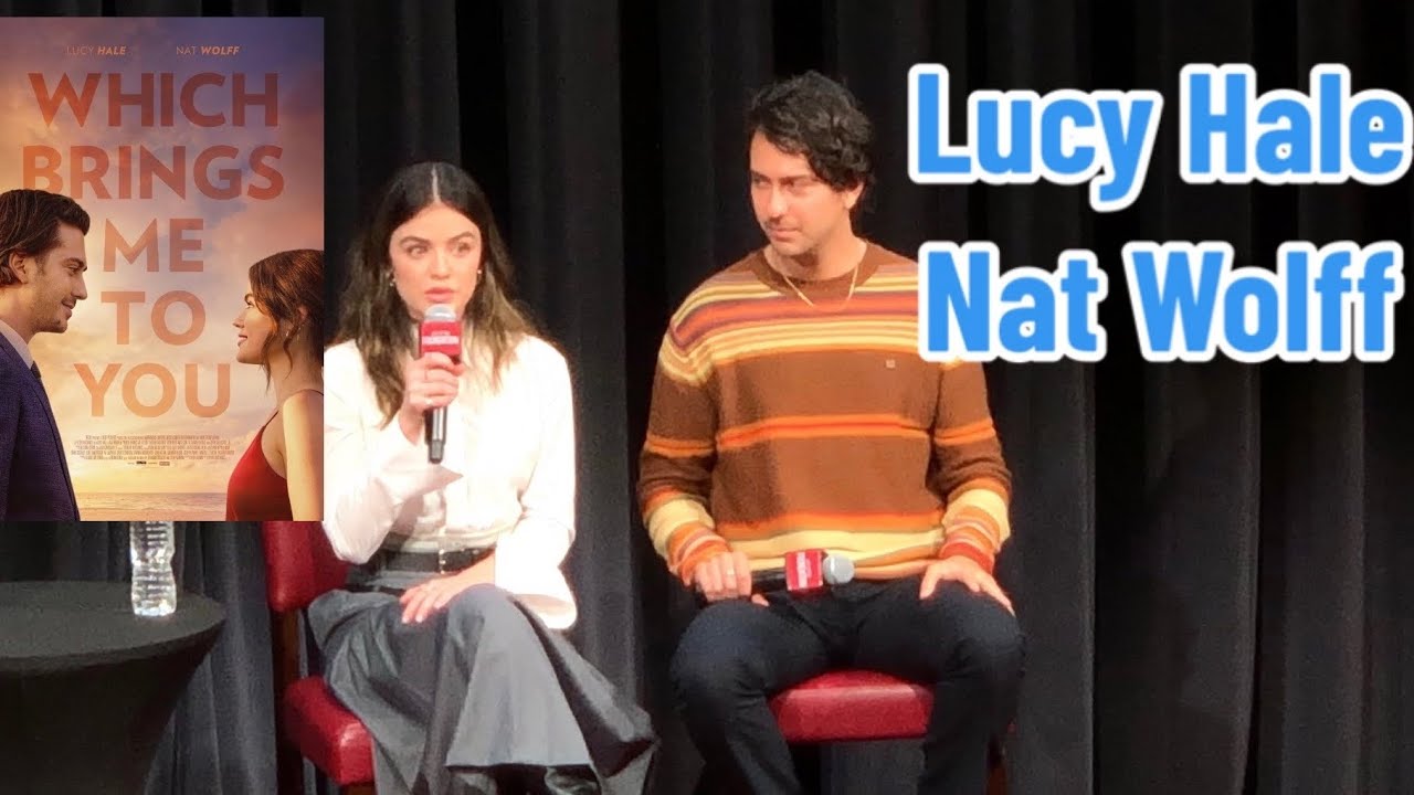 Lucy Hale & Nat Wolff at the screening of their new movie WHICH BRINGS ...