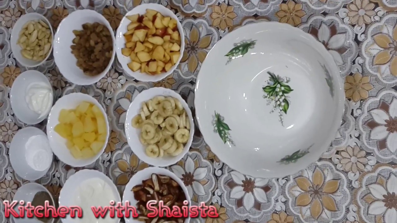 how to make healthy Russian Salad by Kitchen With shaista. - YouTube