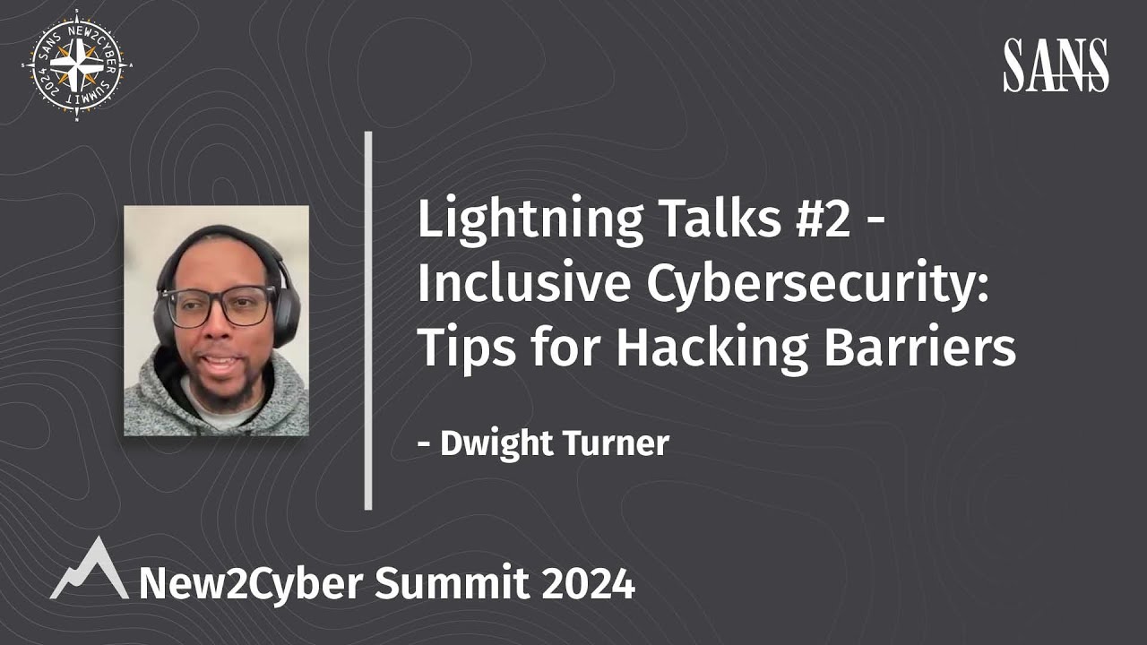 Inclusive Cybersecurity: Tips for Hacking Barriers - YouTube