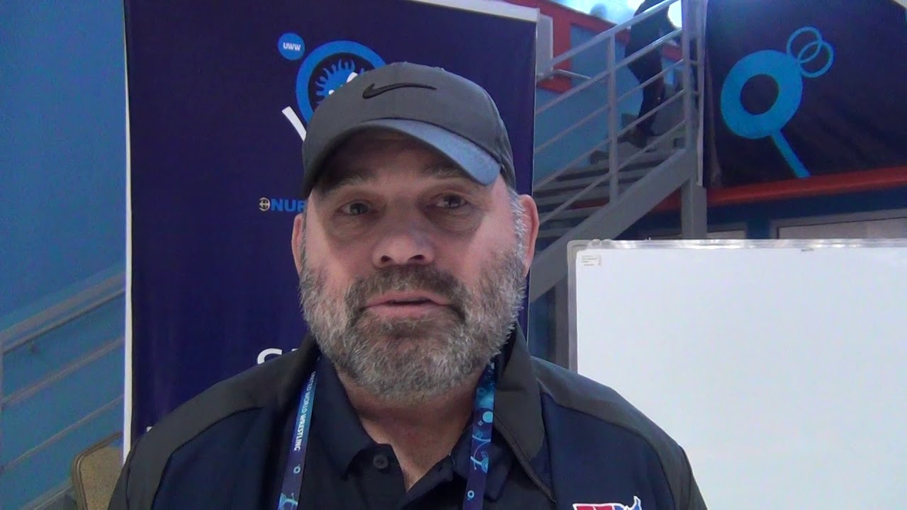 Jeff Buxton before day 2 of men's freestyle at 2019 World Championships ...
