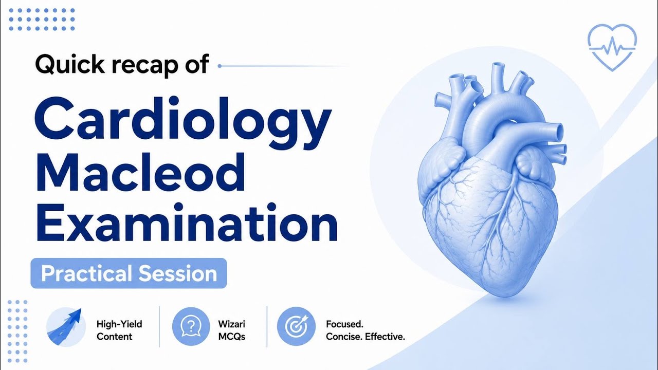 Quick Macleod cardiovascular examination ; part two . - YouTube