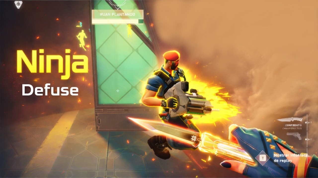 Ninja Defuse VALORANT funciona? (REPLAY) - YouTube