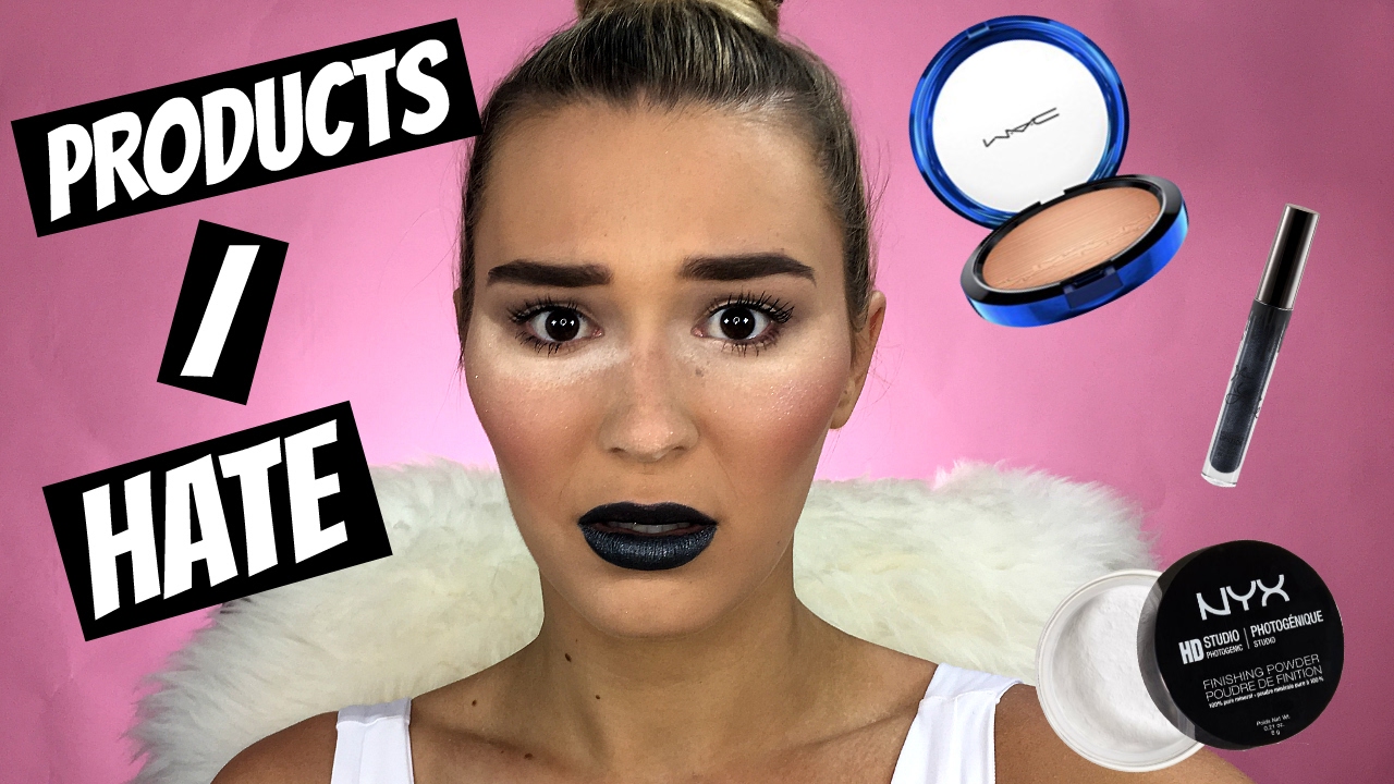 Full Face Using Makeup Products I HATE! - YouTube