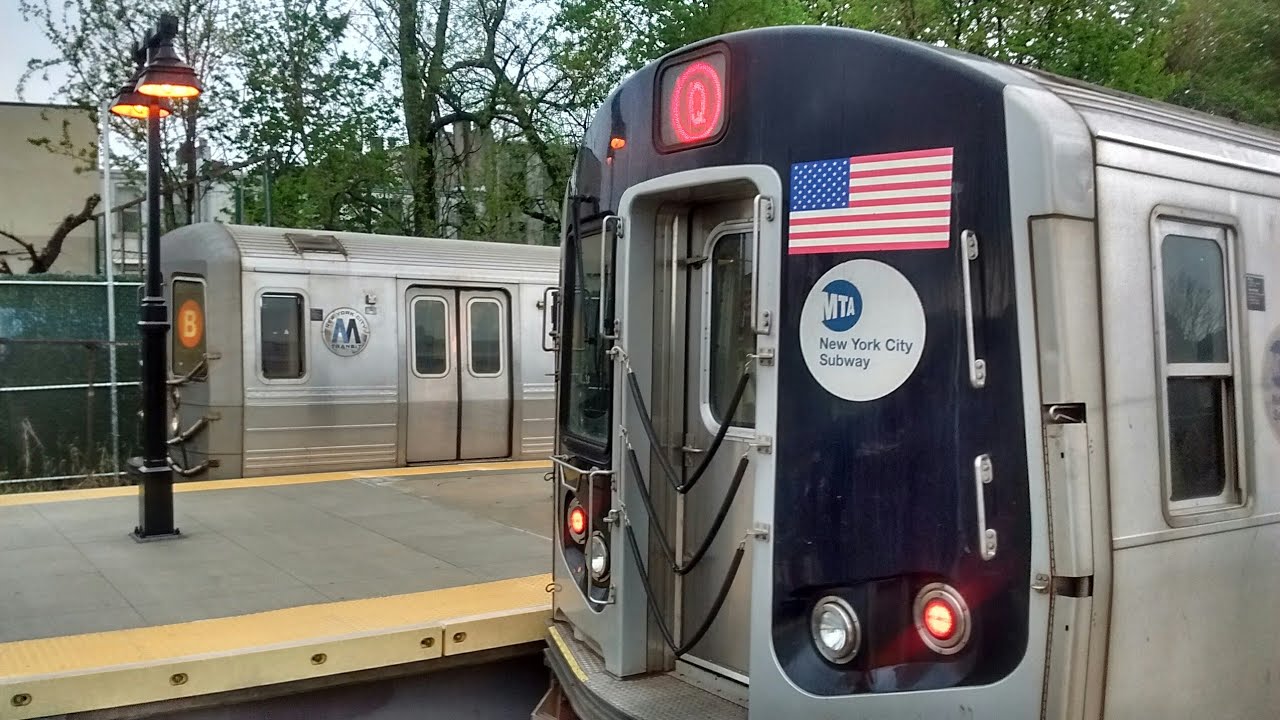 ᴴᴰ R160 Q Trains via West End Express - YouTube