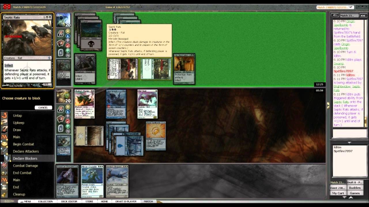 Gathering Magic Draft #1 - Part 5 - YouTube