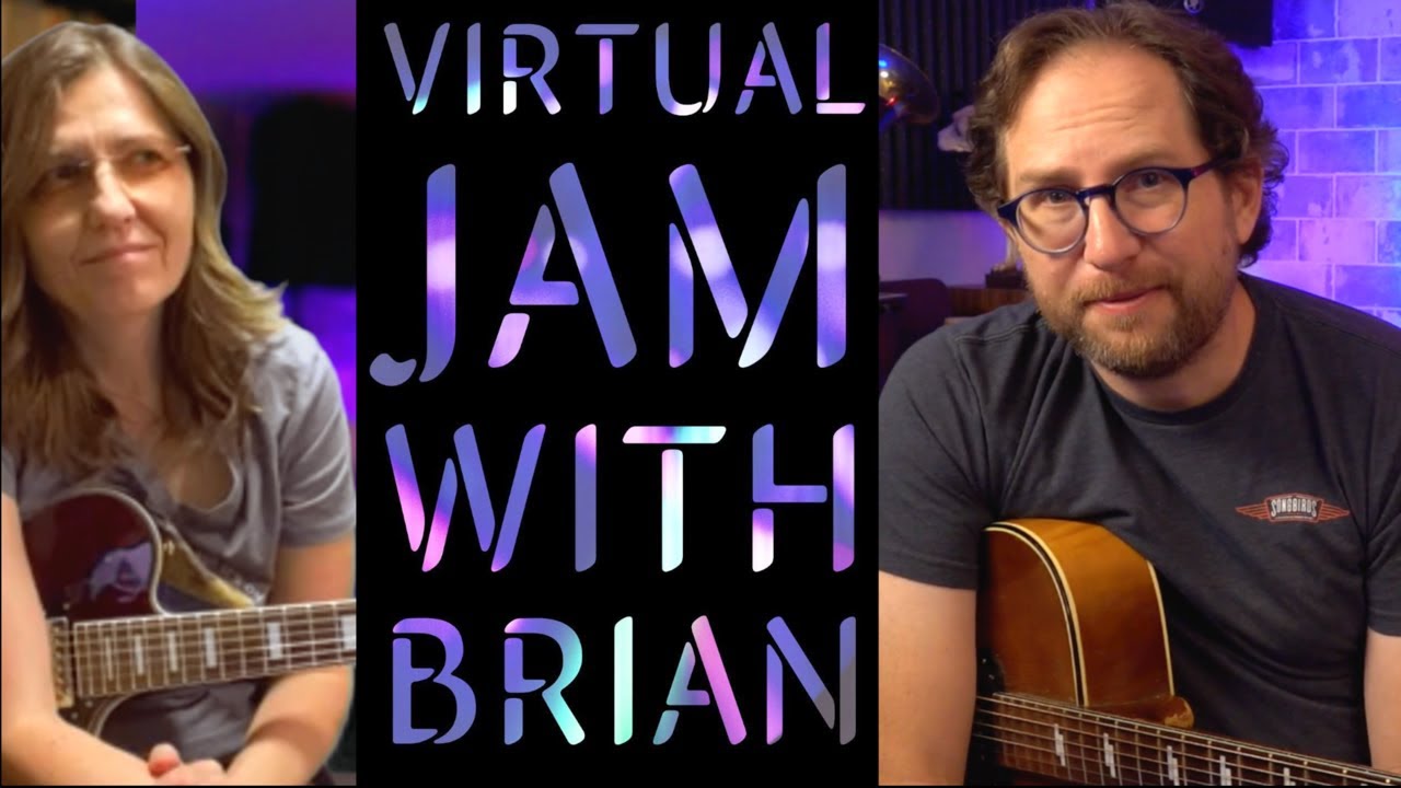 Virtual Jam with Brian at Active Melody! Guitar teacher/student call ...