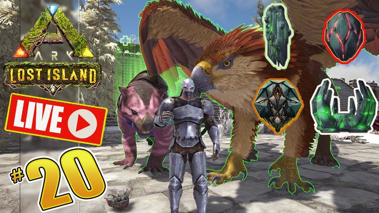 ARK LOST ISLAND!!! vamos pegar os artefatos pt 02 - EP 20 - LIVE - PT ...