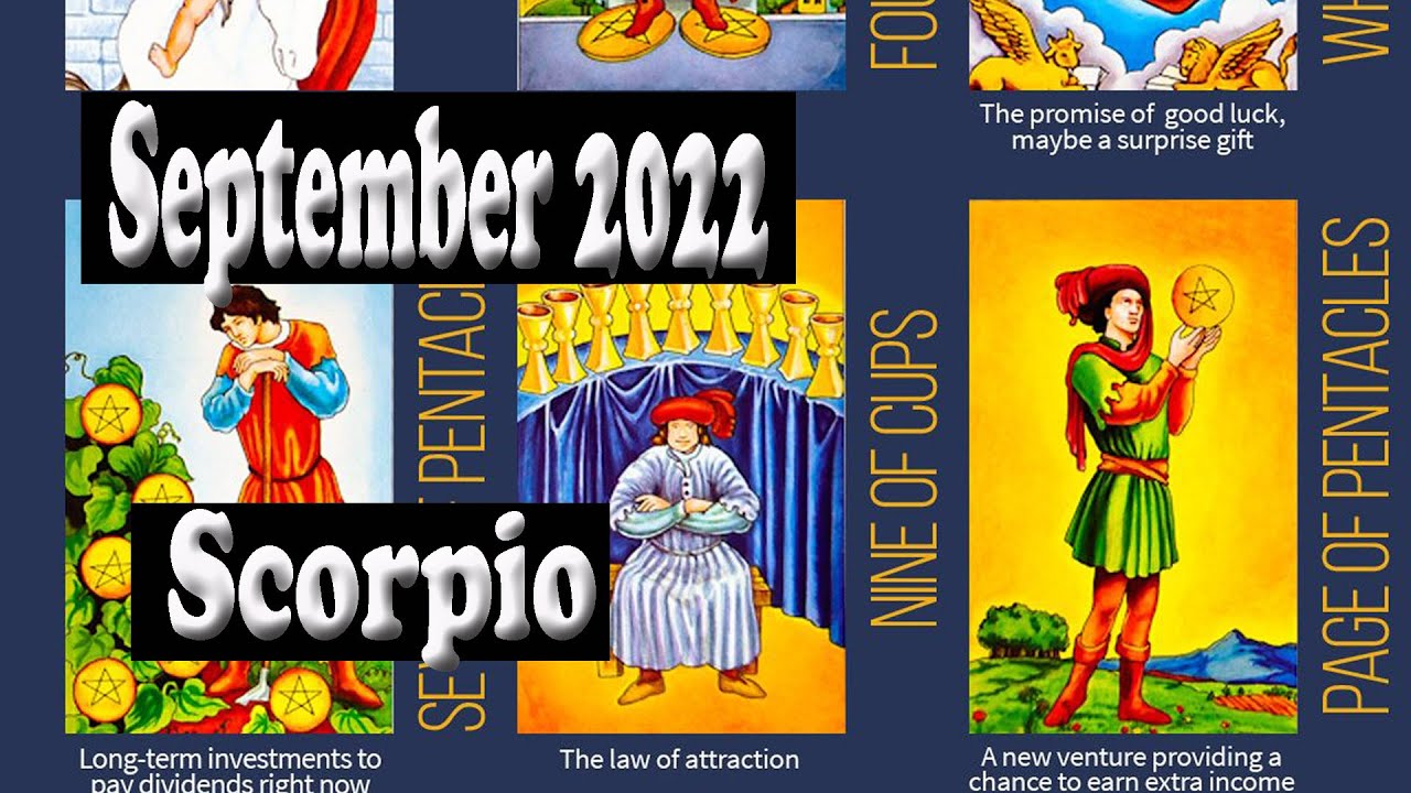 Scorpio prediction for the month of September 2022 - YouTube