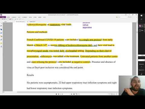 Covid-19 /  Corona Virüsü Tedavisi nispeten bulundu! ( Klinik Deney Sonuçları)