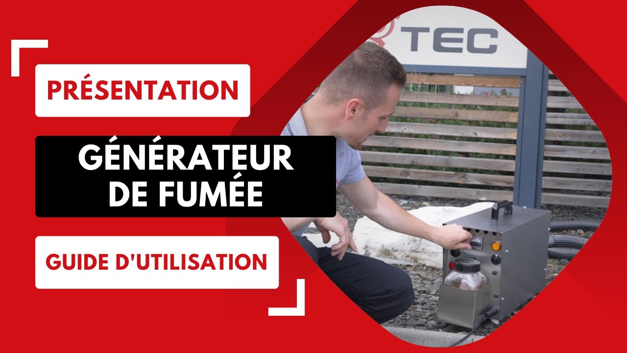Guide d'utilisation du générateur de fumée - Pour la détection de fuite - YouTube