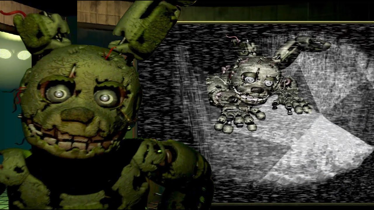 SPRINGTRAP is on the attack! | FNAF 3 - YouTube