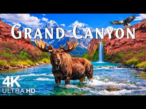 Grand Canyon National Park 4K UHD - Stunning Footage, Scenic Relaxation Film with Calming Music