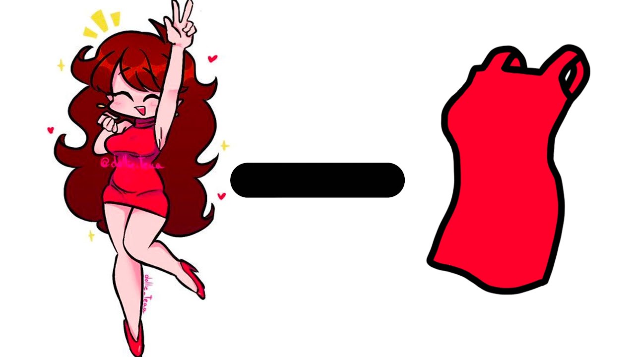 FNF Girlfriend + Boyfriend - Clothes = ? | Friday night funkin ...