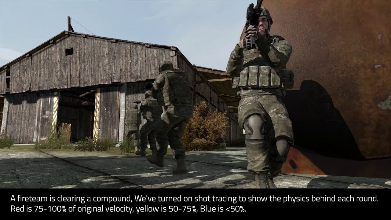 Ballistics Simulation in VBS3 - YouTube