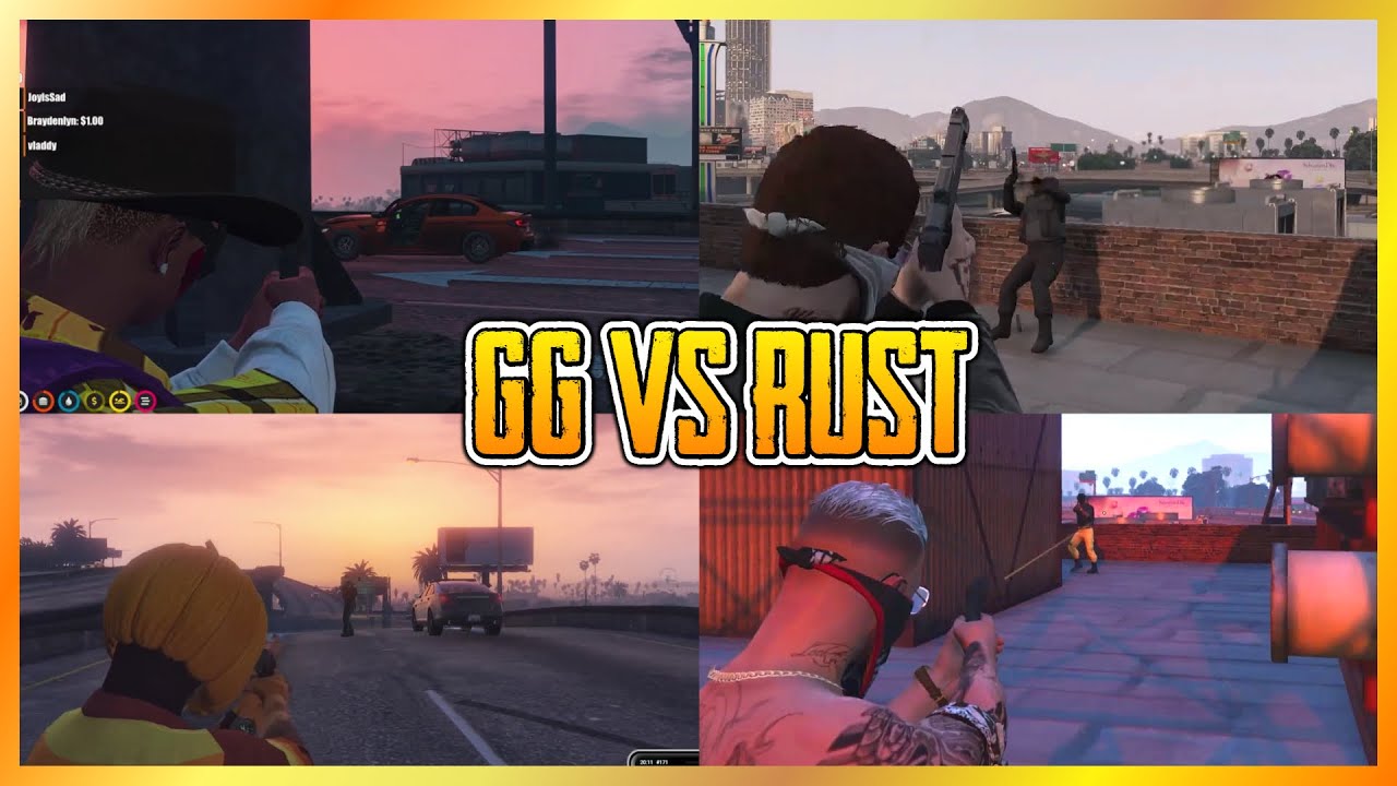 GG Push RUST Compound (6v3) (Multi POVs) | NoPixel GTA RP - YouTube