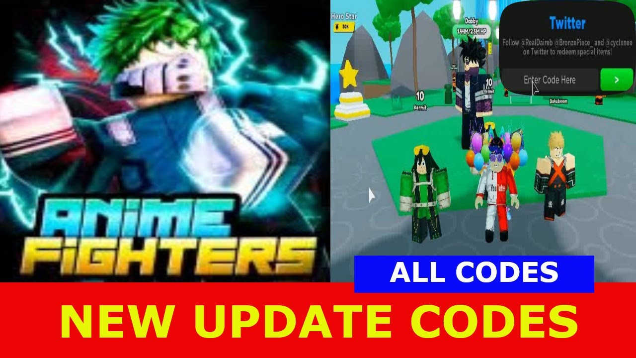 NEW UPDATE * NEW CODES AND ALL CODES * Anime Fighters Simulator ROBLOX ...