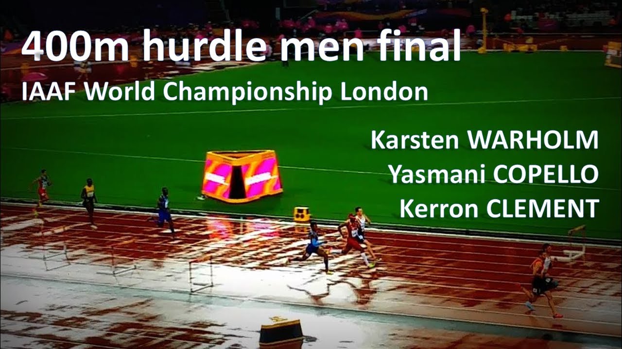 400m hurdle men final London World Athletics Championship 2017 - YouTube