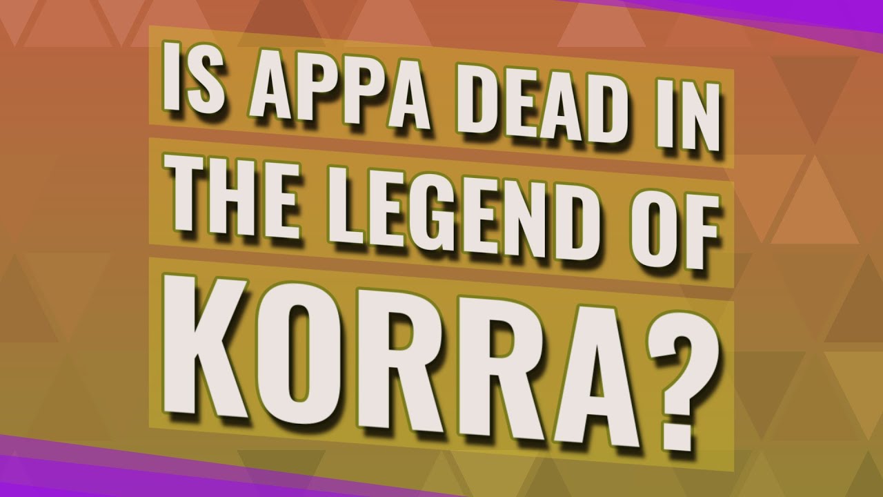 Is Appa dead in the Legend of Korra? - YouTube