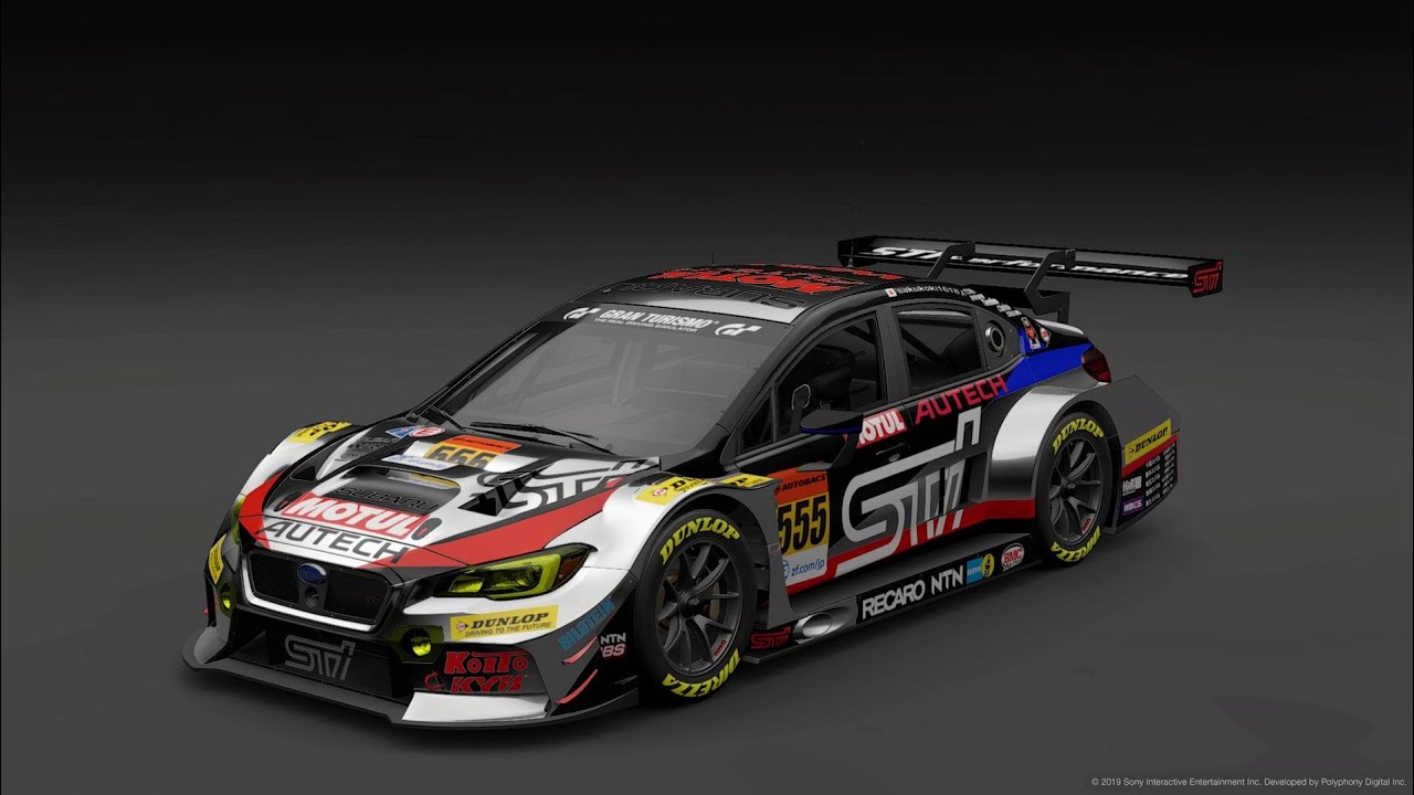 SUBARU WRX STI gr.3をGT300車両化+前回のリバリーの付け加え - YouTube