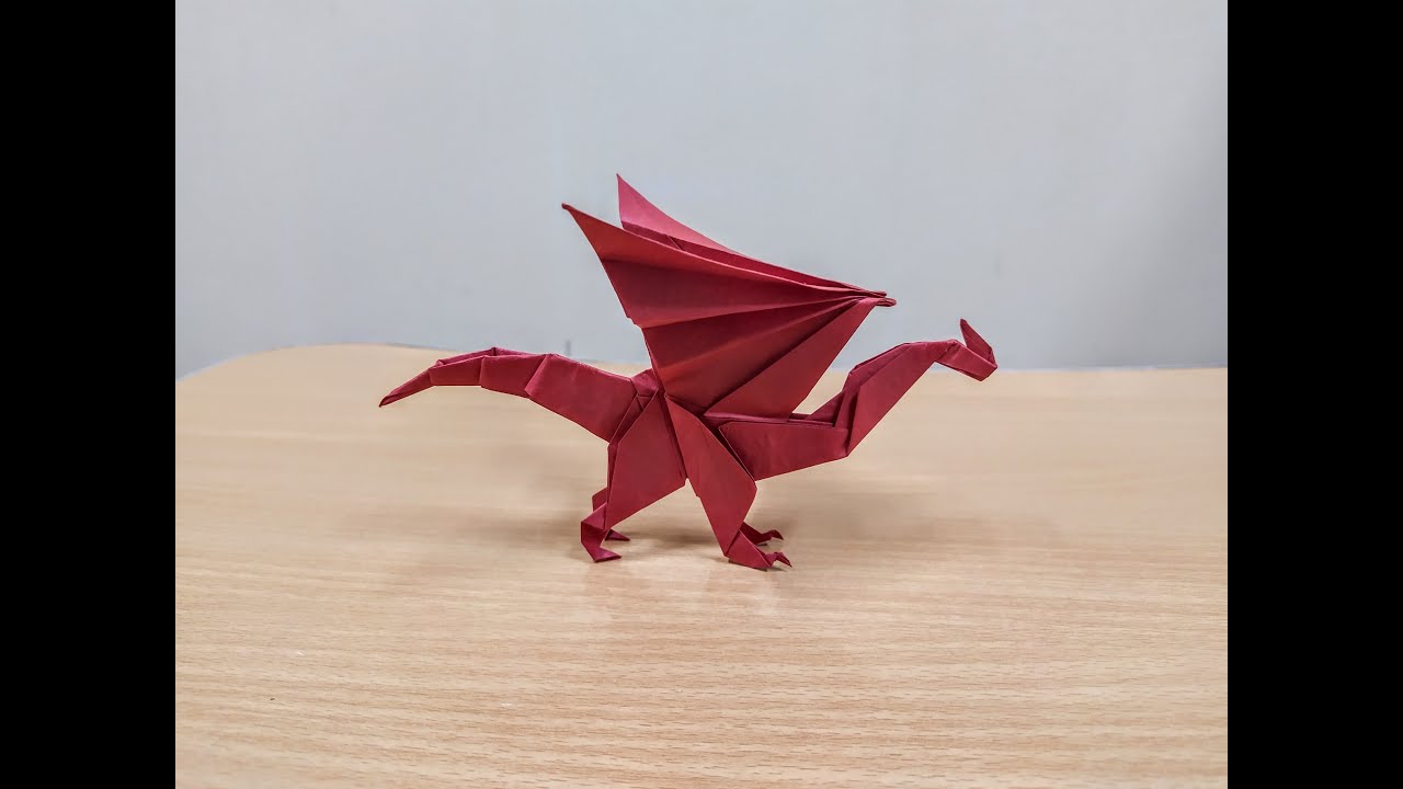 How To Make An Origami Dragon Tutorial - YouTube