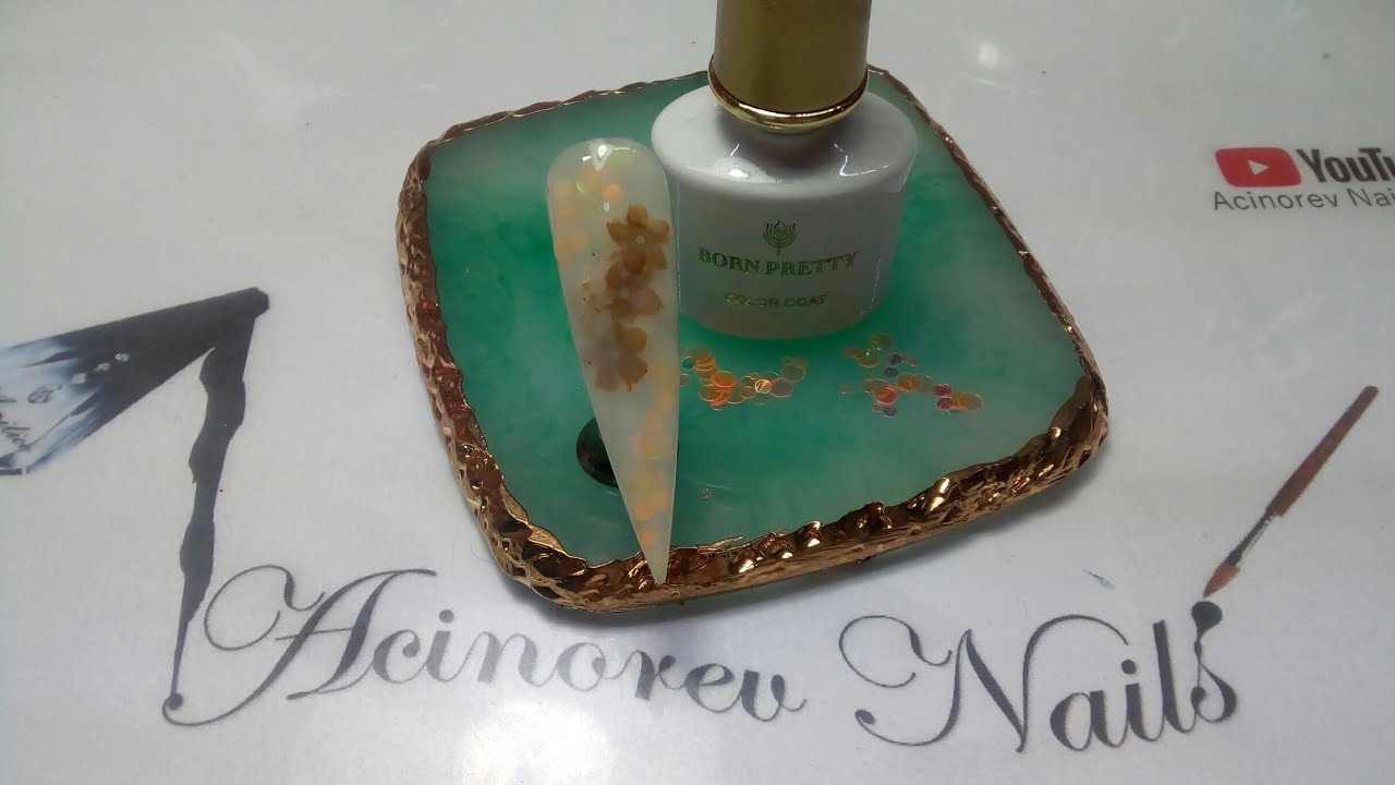 Milk bath gelish / baño de leche con gel semipermanente - YouTube