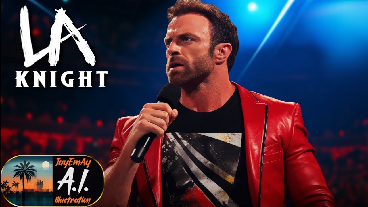 Illustrated Promo - LA Knight Call Out Roman Reigns - Each line ...