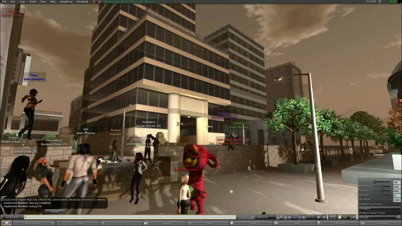 Singularity Viewer Region & Windlight Settings - YouTube