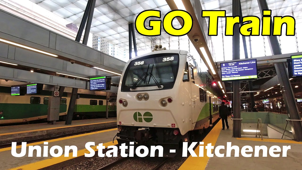 4K GO Transit Train Ride from Union Station to Kitchener GO (Duration ...