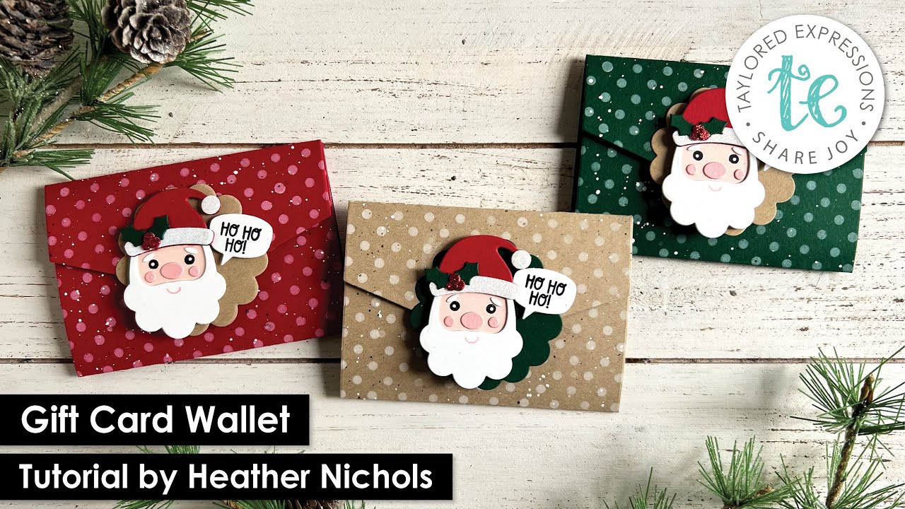 Gift Card Wallet | DIY Gift-Giving | Taylored Expressions - YouTube