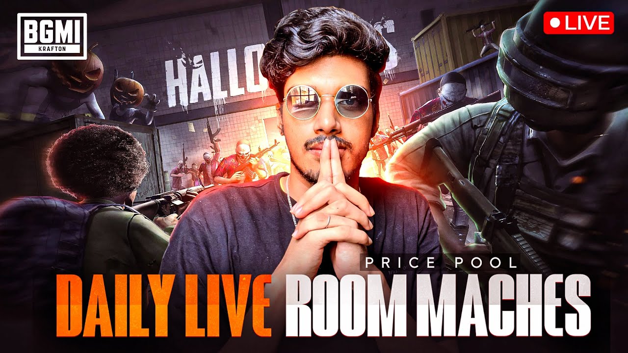 BGMI FREE CUSTOM ROOM MATCH WITH PRICE POOL ️| BGMI LIVE IN KANNADA ...