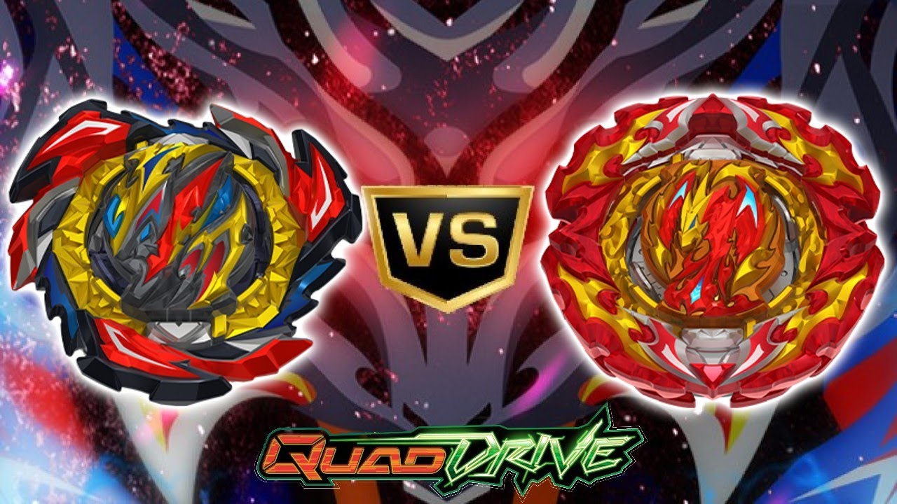 BEYBLADE BURST | QUADDRIVE BATTLE | DEVASTATE BELFYRE B7 vs PROMINENCE PHOENIX P7 - YouTube