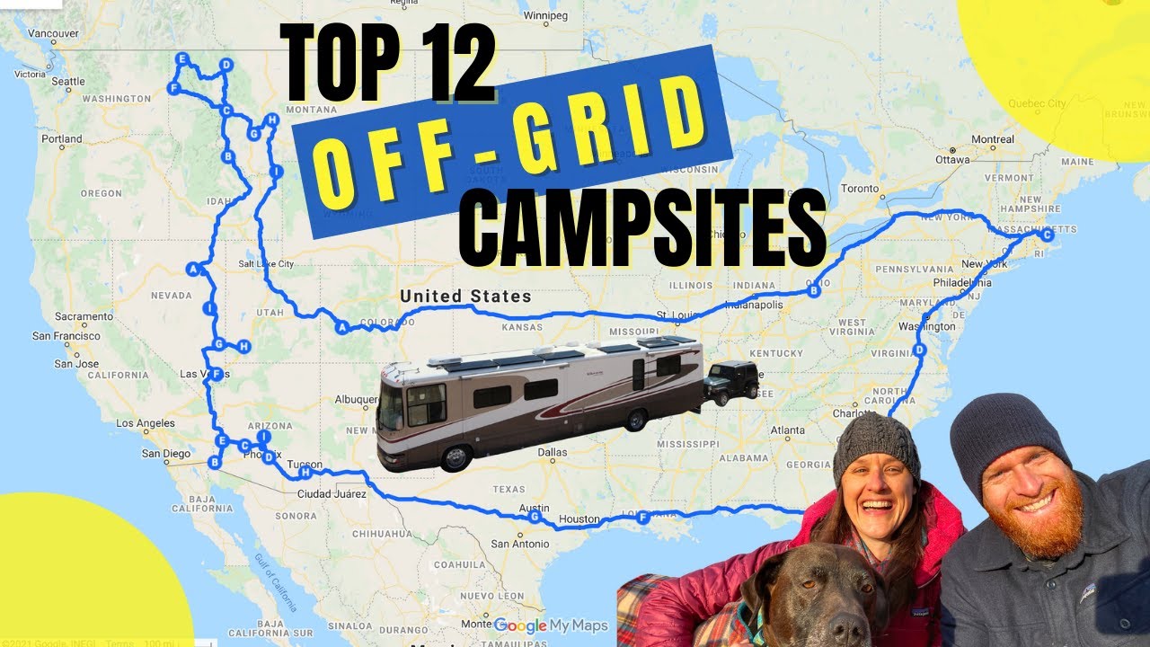 Top Off-Grid RV Campsites- Free & Cheap Camping in our Motorhome - YouTube