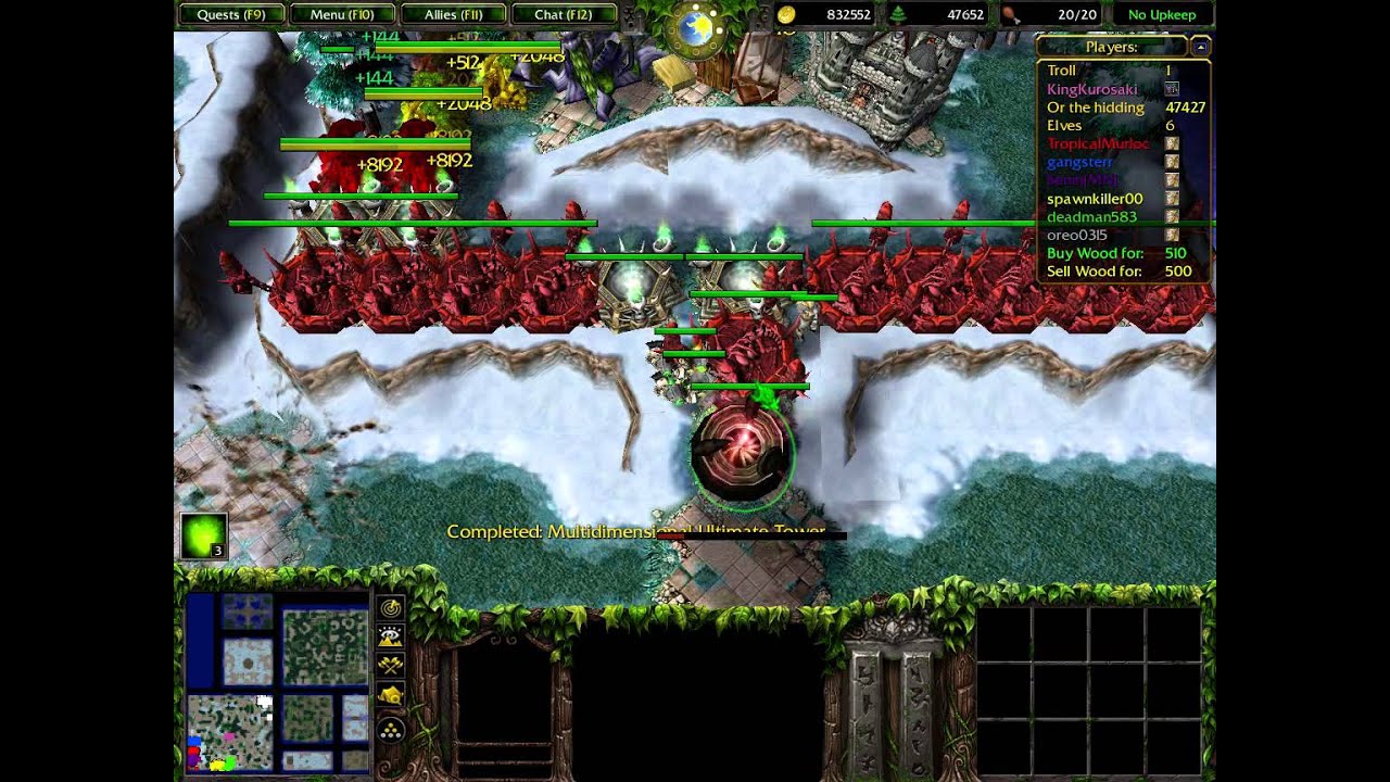 Warcraft 3: Troll and Elves SPEED X4 (Elf Gameplay) - YouTube