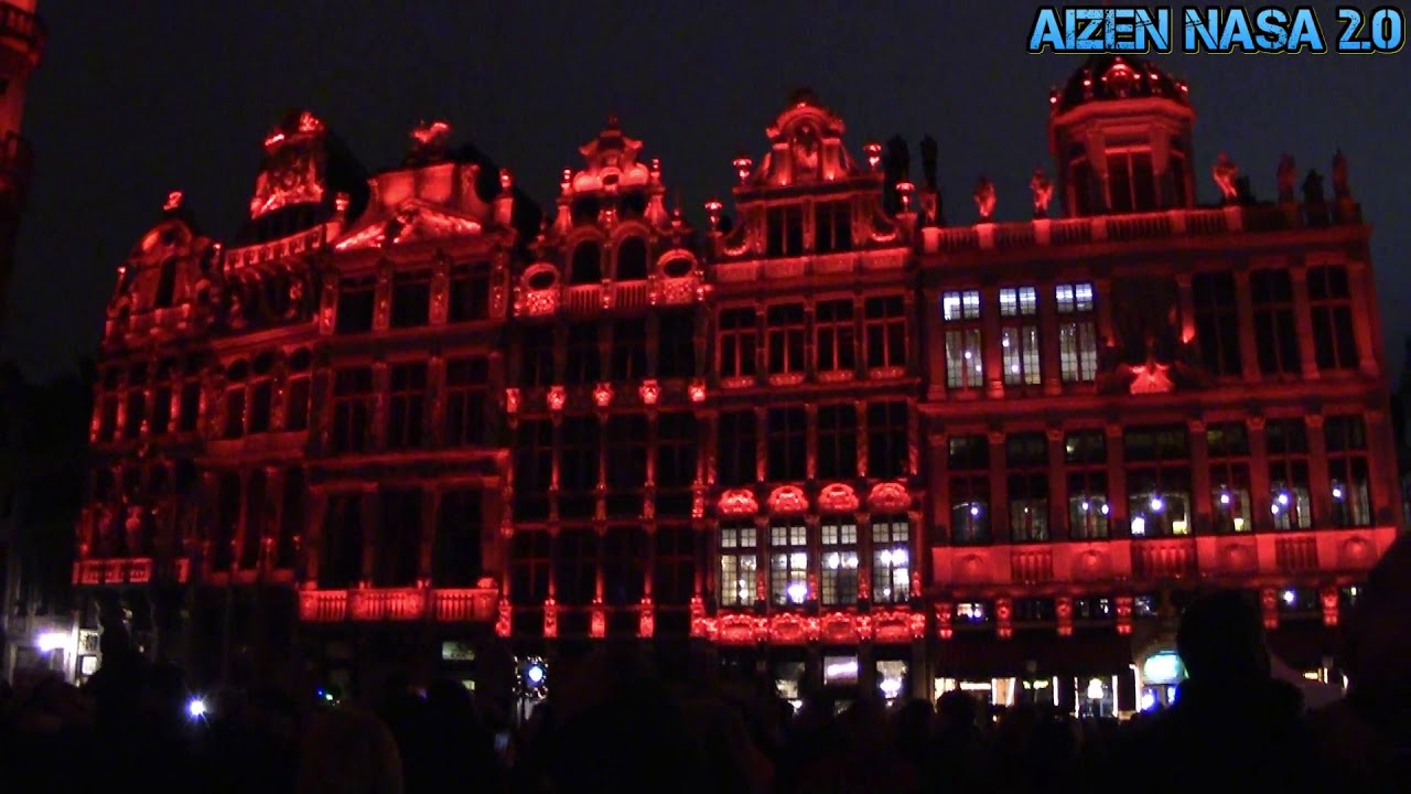 The Sound and Light Show “Brussels’ Christmas with Sia”, Grand-Place ...