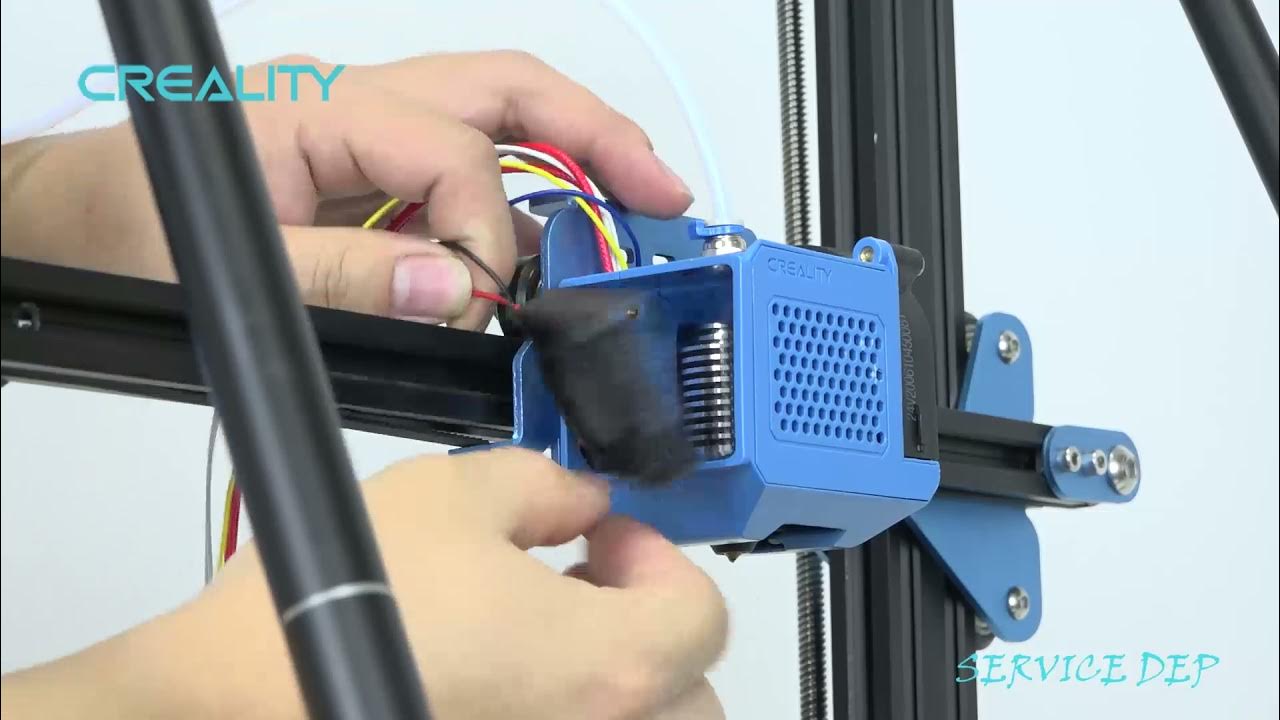 Service tutorial CR 10 V2 replace axial fan - YouTube