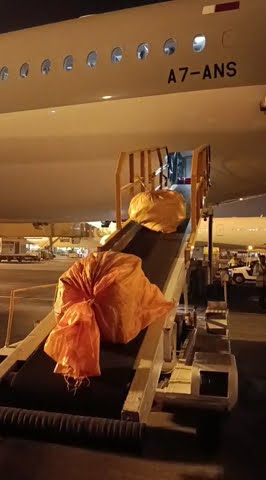 Bulk Cargo Loading In Airbus 350 Aircraft - YouTube