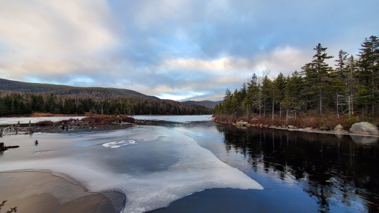 Flat Mountain Pond NH Overnight - YouTube