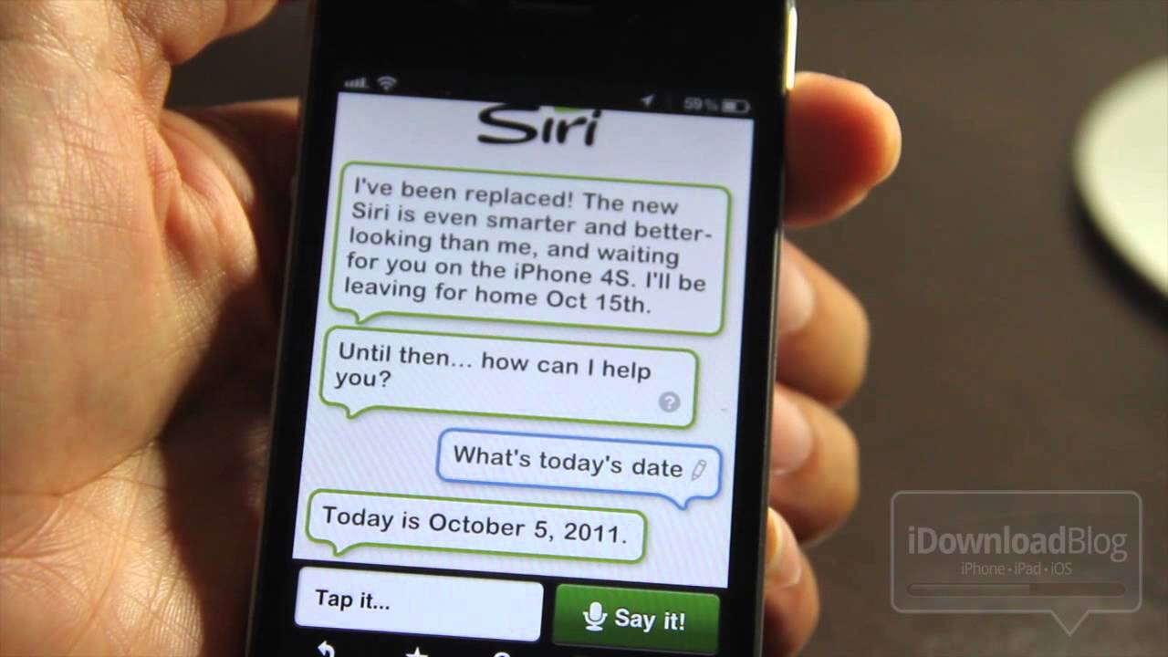 How Siri Works on the iPhone 4 - YouTube
