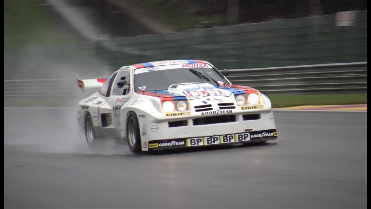 Monster Chevrolet Monza IMSA V8 on wet Spa with Fred Bouvy ! [HD] - YouTube