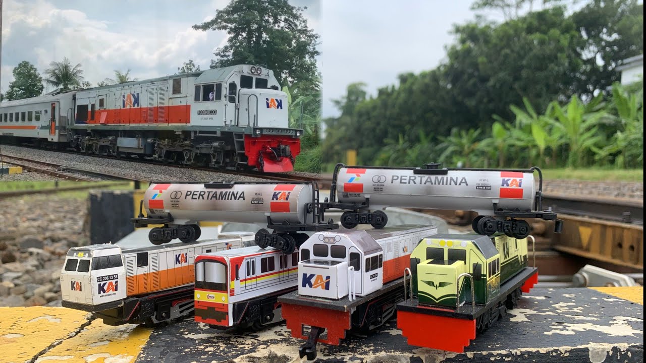 Hunting kereta api cc 201 dan menemukan kereta api cc 206,kereta api ...
