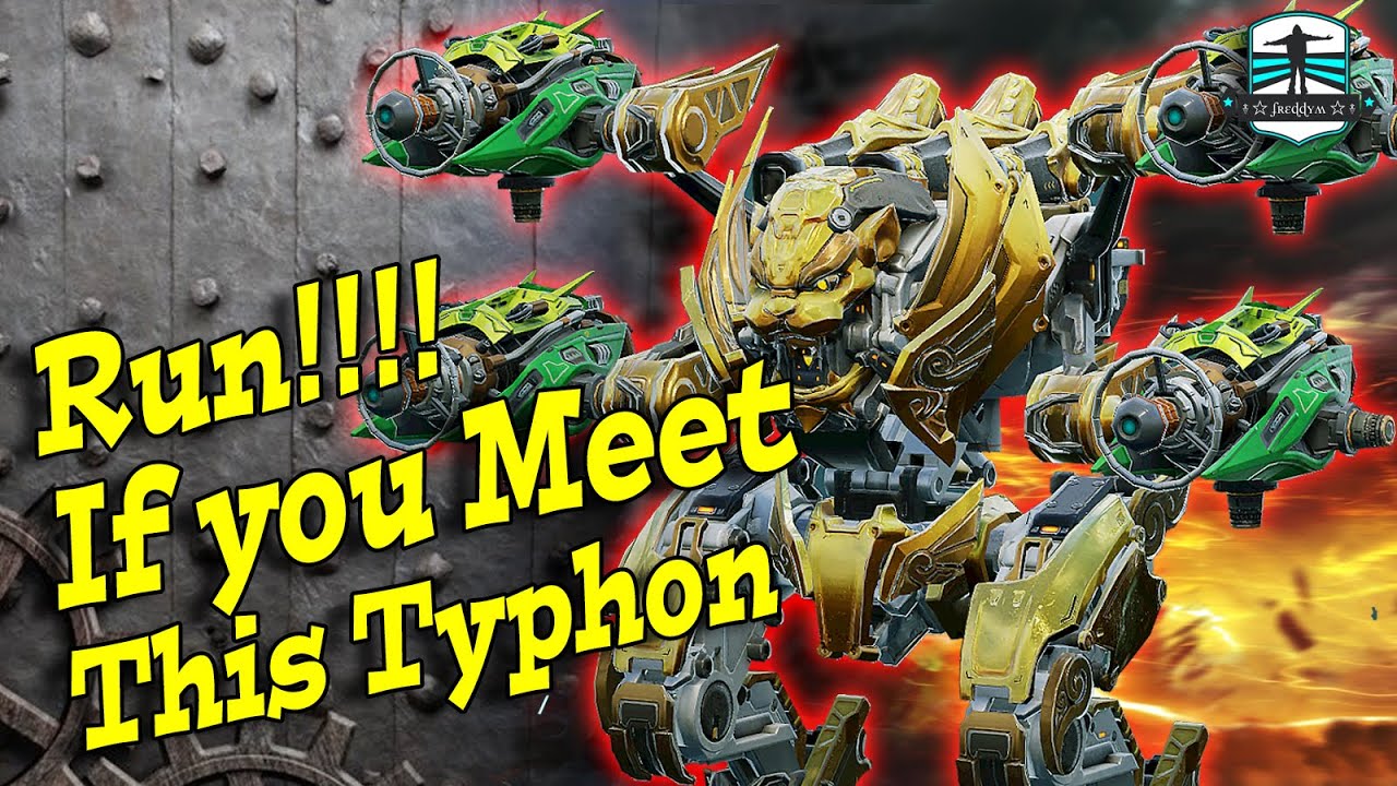 RUN!!! If You Meet This Beast On The Battlefield - War Robots Typhon ...