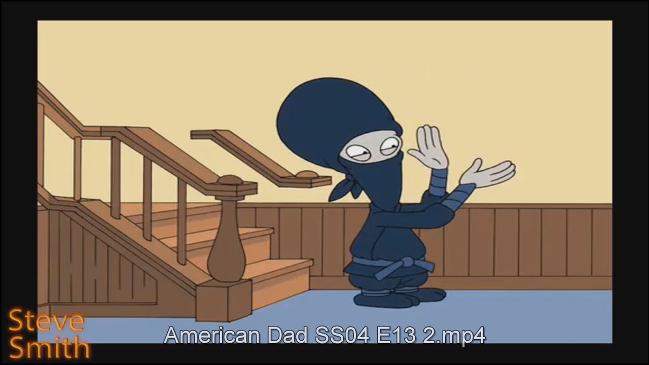 American Dad -Roger plays fake thief - YouTube