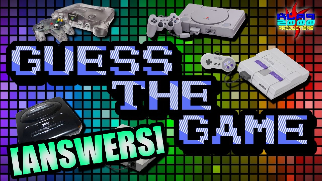 Guess the Game - Answers - YouTube