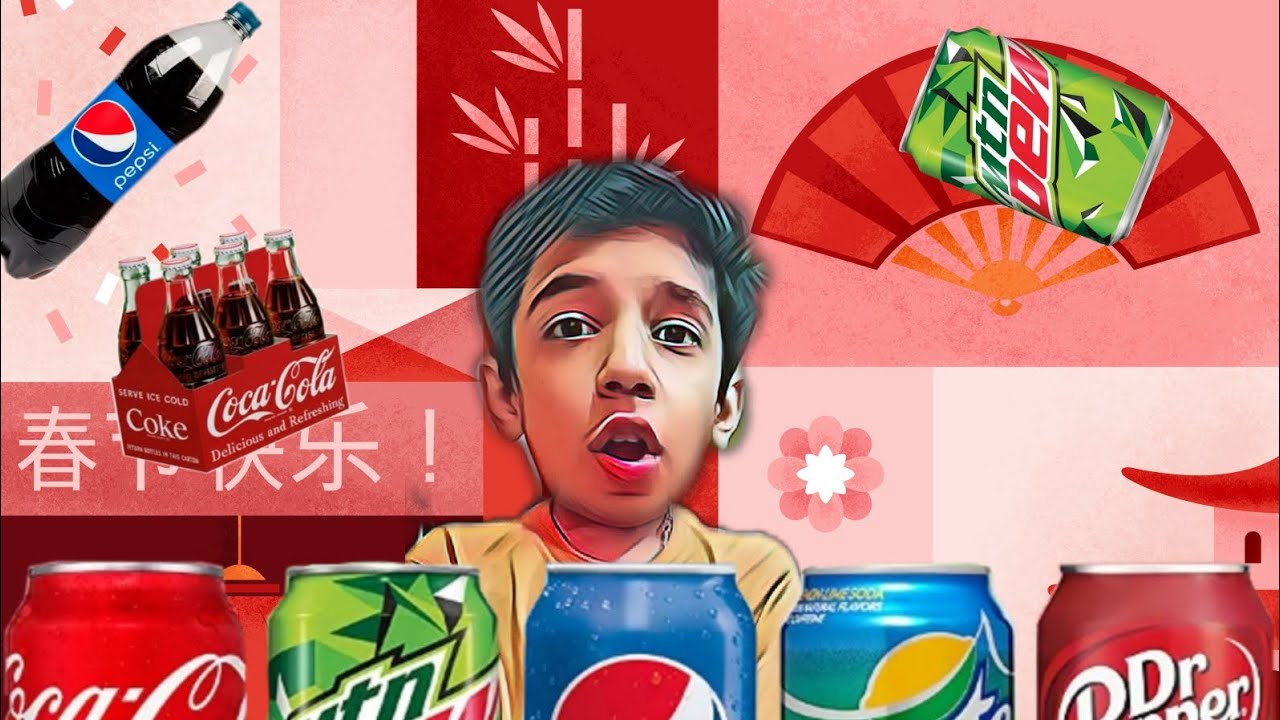 I mixed all the cold drinks to make a super drink (CHALLENGE) - YouTube