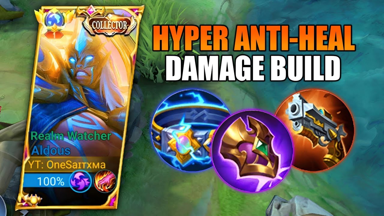 ALDOUS COUNTER ANTI-HEAL DAMAGE BUILD🔥 | ALDOUS BEST BUILD 2023 - YouTube